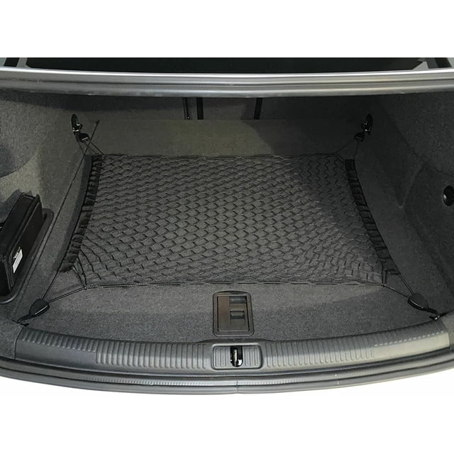 EACCESSORIES EA Rear Trunk Organizer Cargo Net for Audi A3 S3 2014-2023 ...