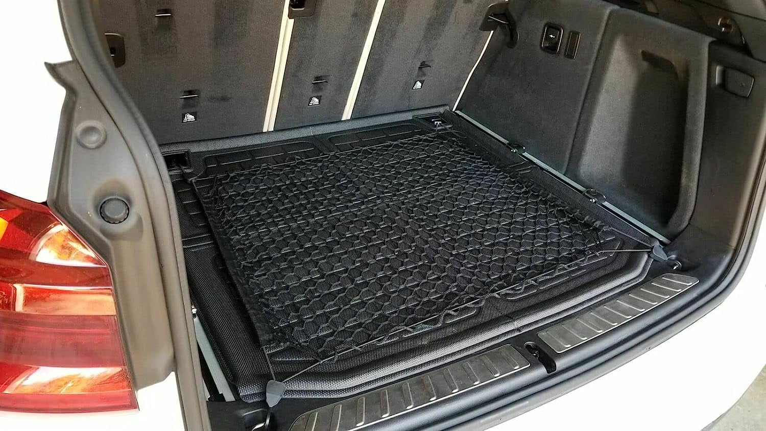 EACCESSORIES EA Rear Trunk Organizer Cargo Net for BMW X3 2004-2023 ...