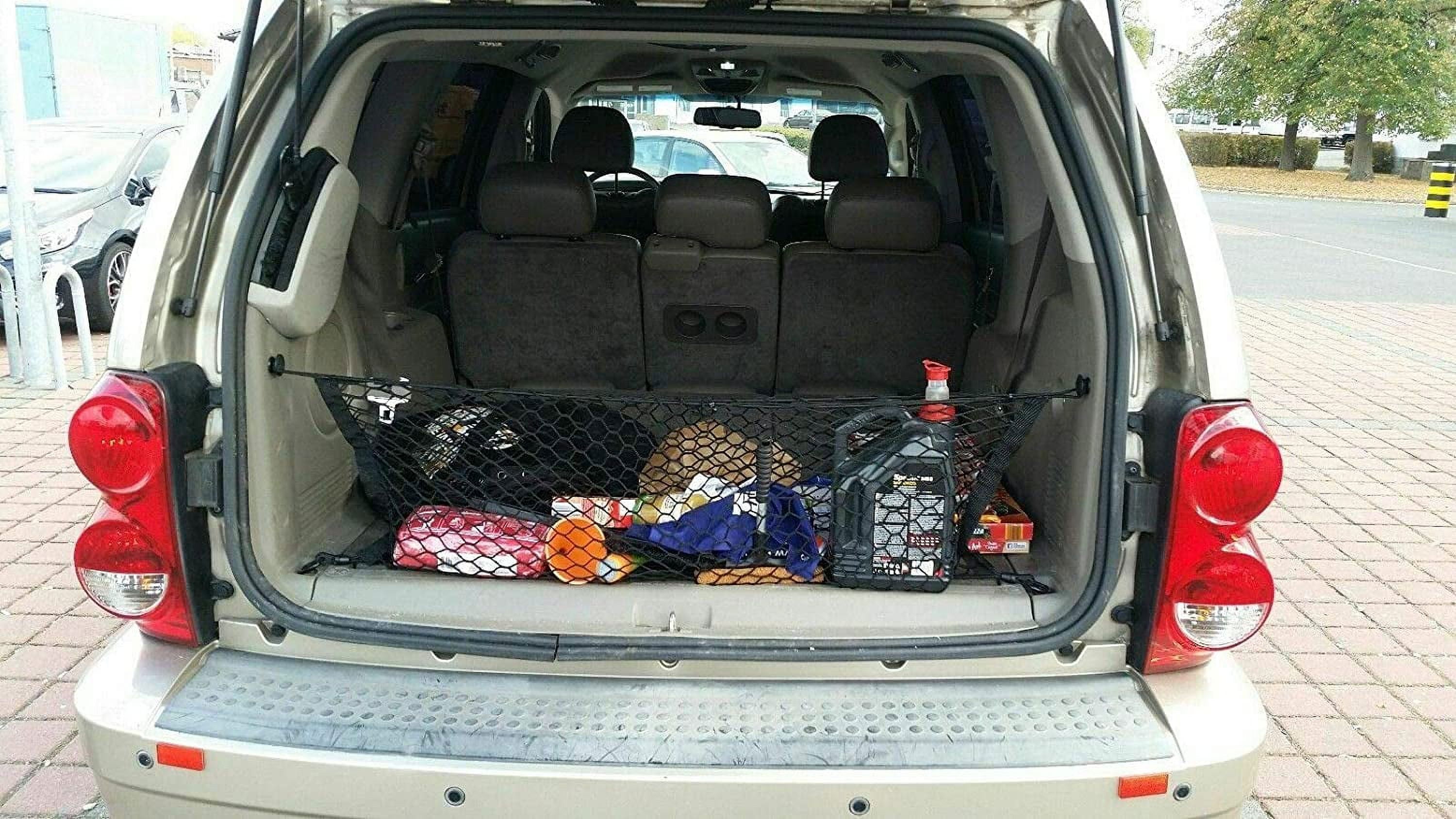 EACCESSORIES EA Rear Trunk Organizer Cargo Net for Dodge Durango 1998 ...