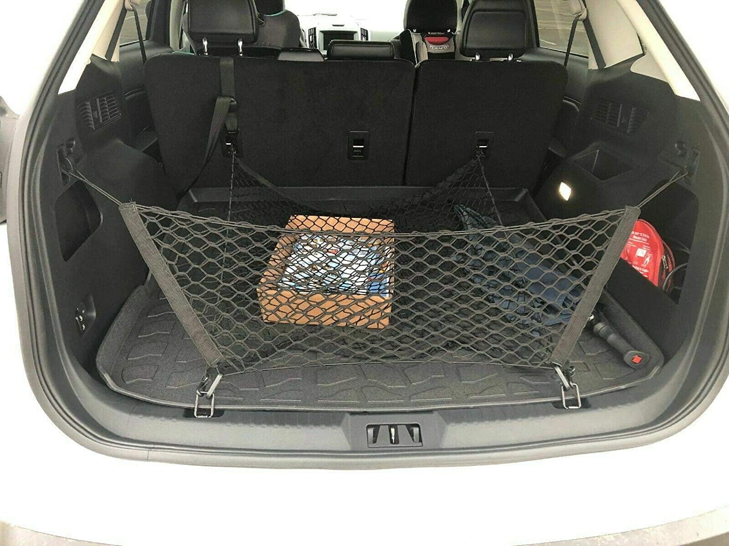 EACCESSORIES EA Rear Trunk Organizer Cargo Net for Ford Edge 2007-2022 ...