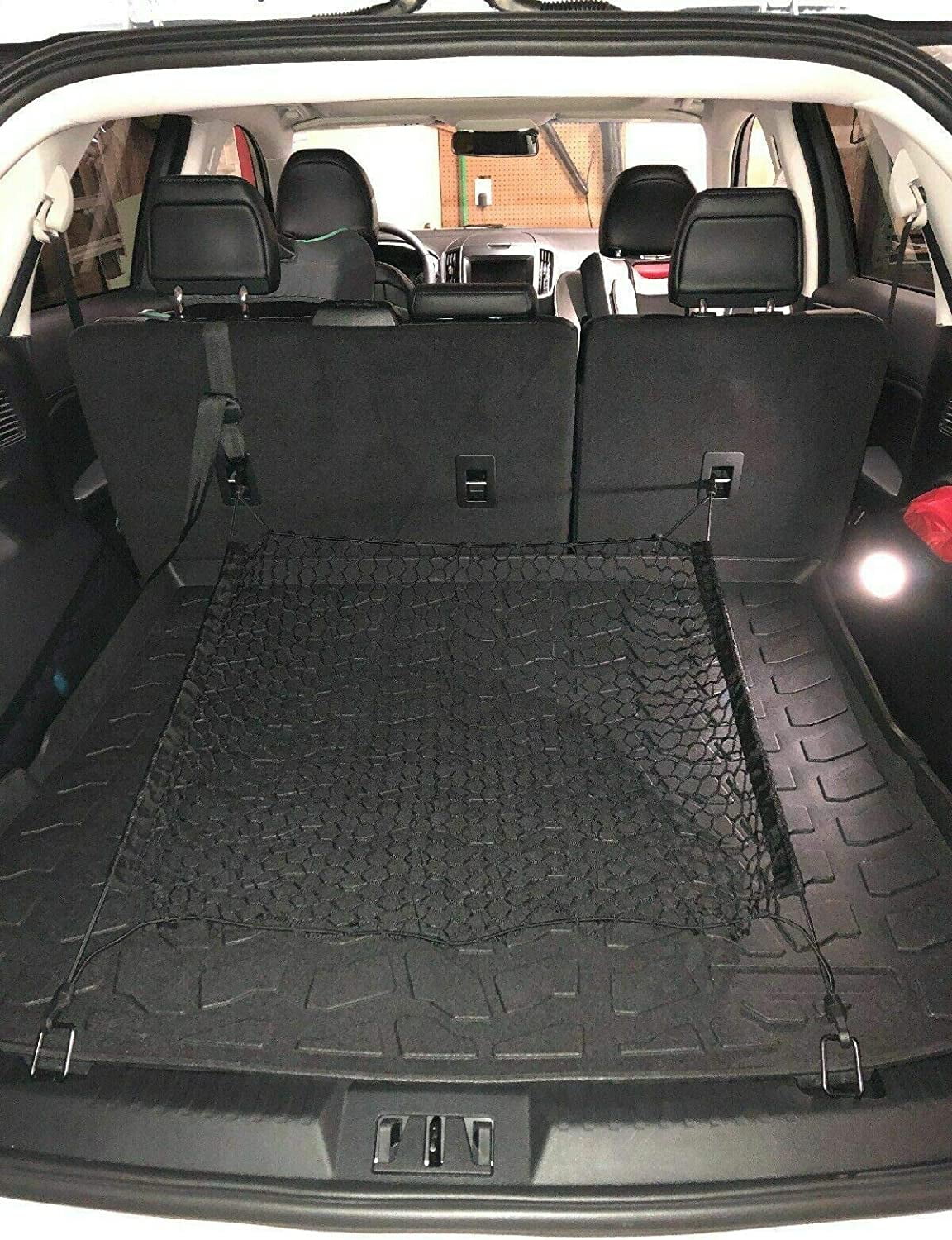 EACCESSORIES EA Rear Trunk Organizer Cargo Net for Ford Edge 2007-2022 ...