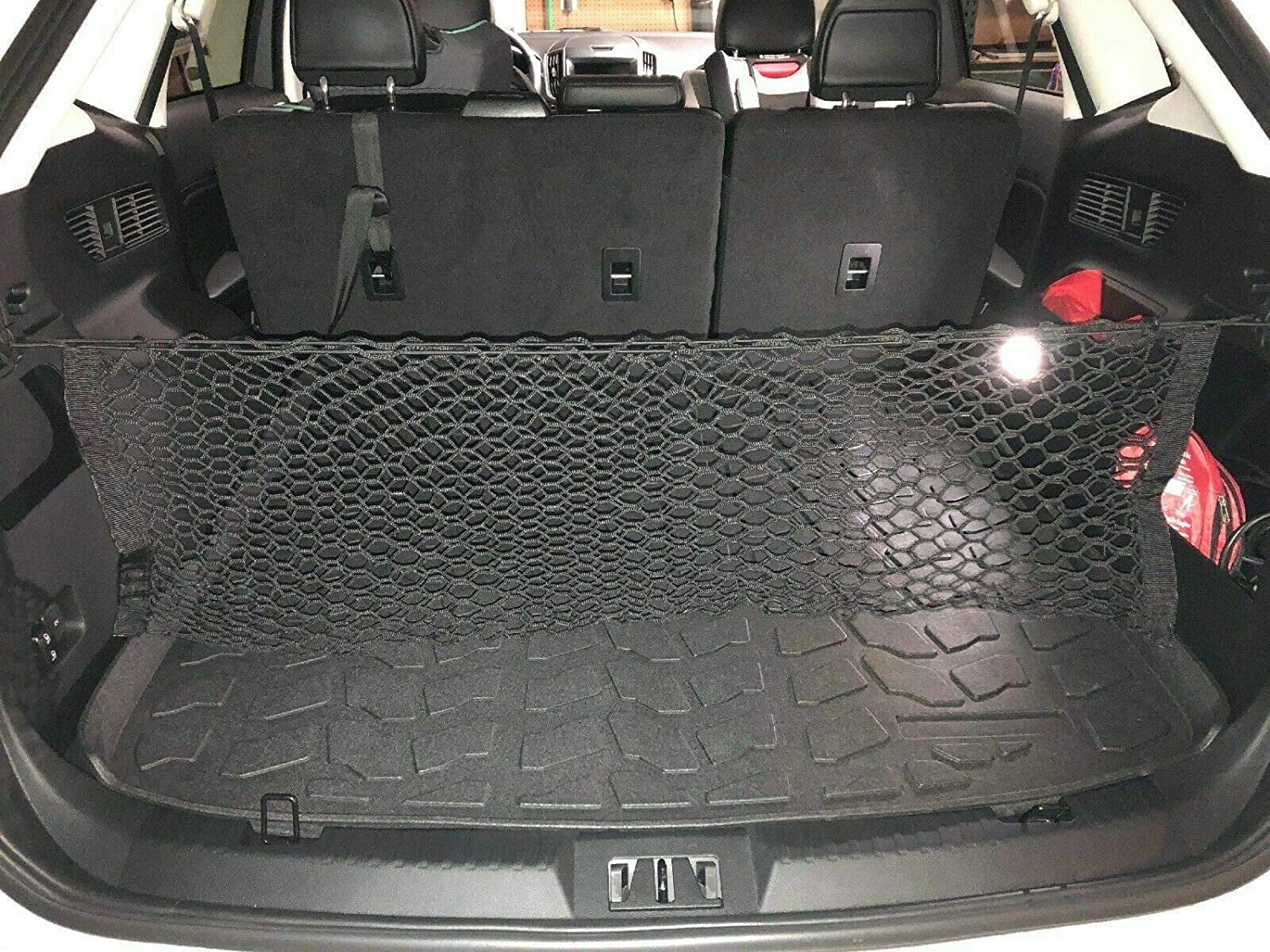 EACCESSORIES EA Rear Trunk Organizer Cargo Net for Ford Edge 2009-2022 ...