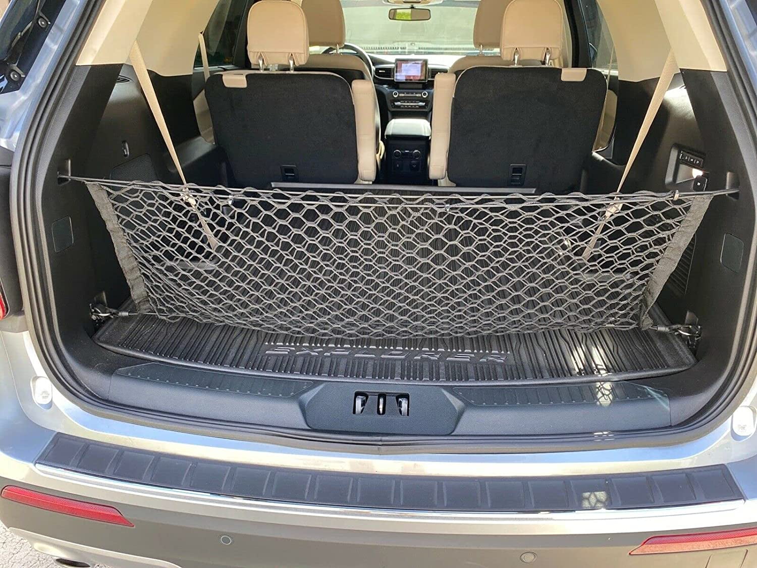 EACCESSORIES EA Rear Trunk Organizer Cargo Net for Ford Explorer 2020 ...