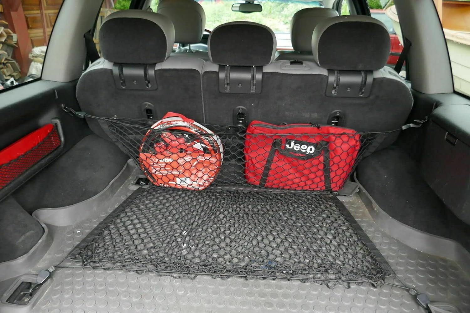 EACCESSORIES EA Rear Trunk Organizer Cargo Net for JEEP GRAND CHEROKEE ...