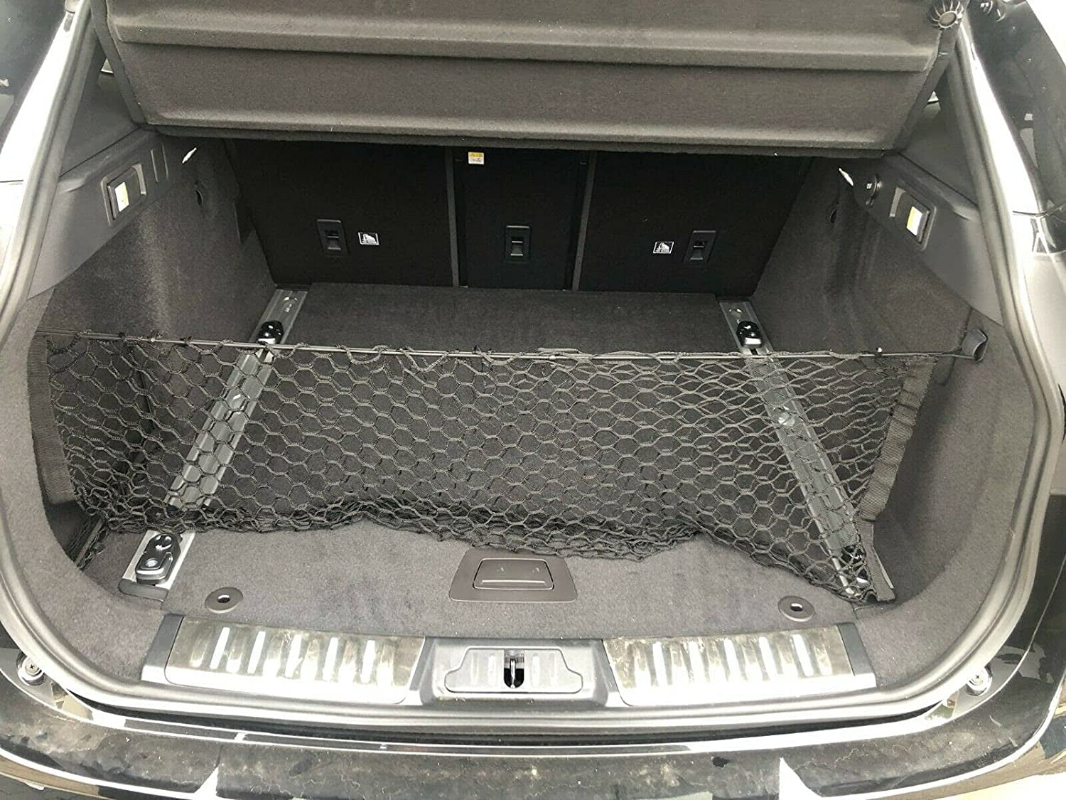 EACCESSORIES EA Rear Trunk Organizer Cargo Net for Jaguar F-PACE 2017 ...