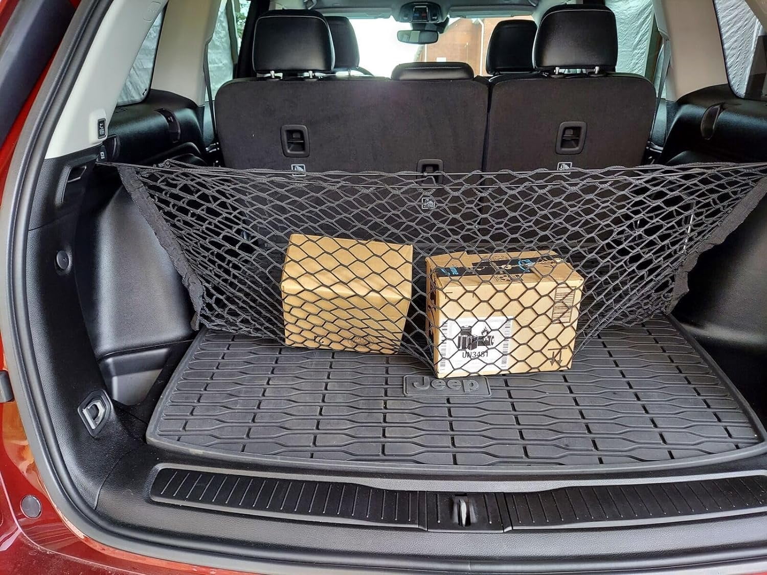 EACCESSORIES EA Rear Trunk Organizer Cargo Net for Jeep Grand Cherokee ...