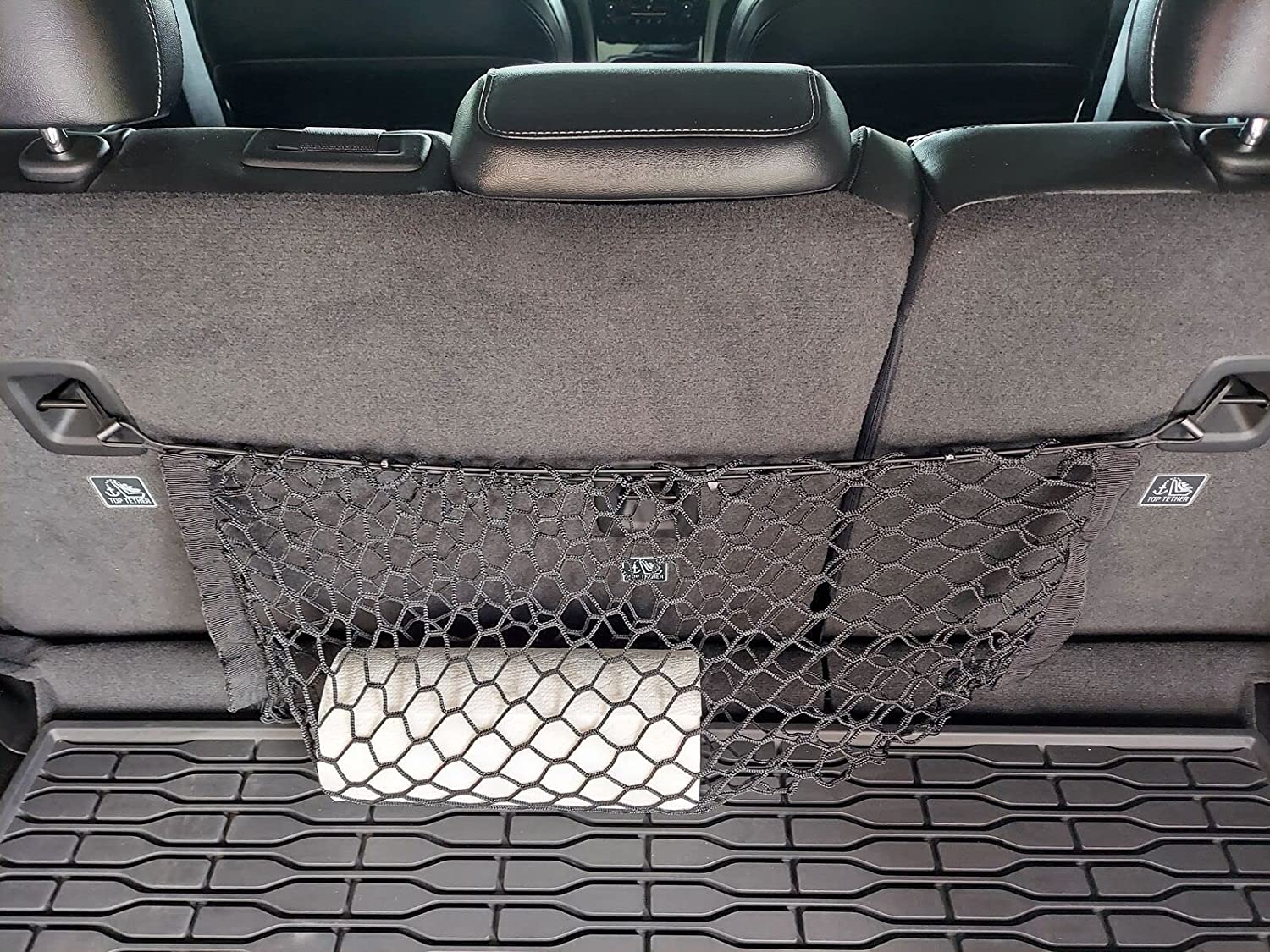 EACCESSORIES EA Rear Trunk Organizer Cargo Net for Jeep Grand Cherokee ...