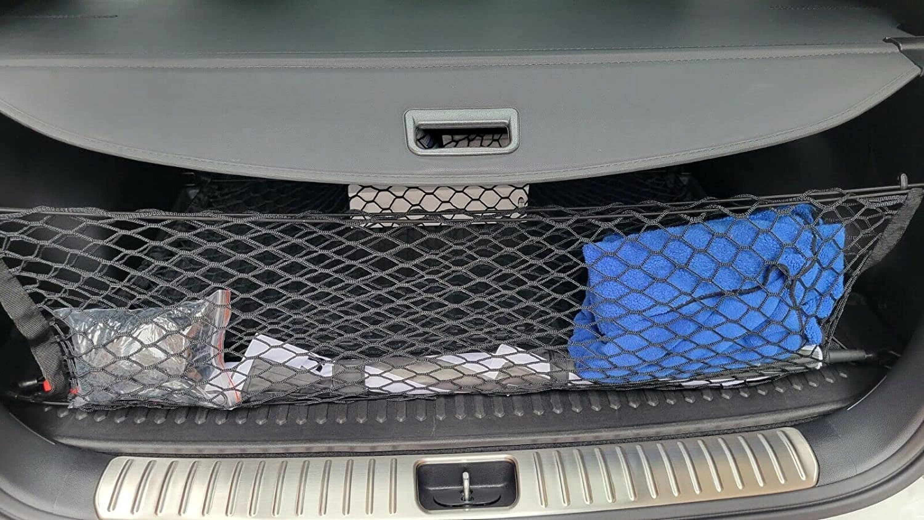 EACCESSORIES EA Rear Trunk Organizer Cargo Net for Mitsubishi Outlander ...