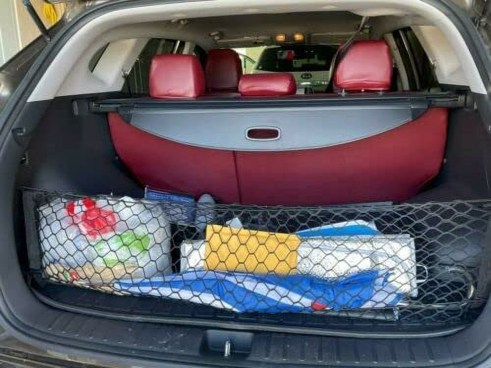 EACCESSORIES EA Rear Trunk Organizer Cargo Net for Mitsubishi Outlander ...