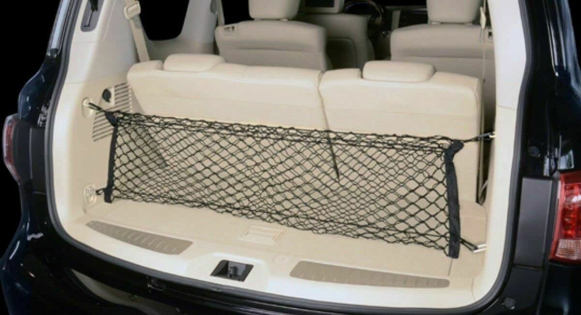 EACCESSORIES EA Rear Trunk Organizer Cargo Net for NISSAN ARMADA 2005 ...