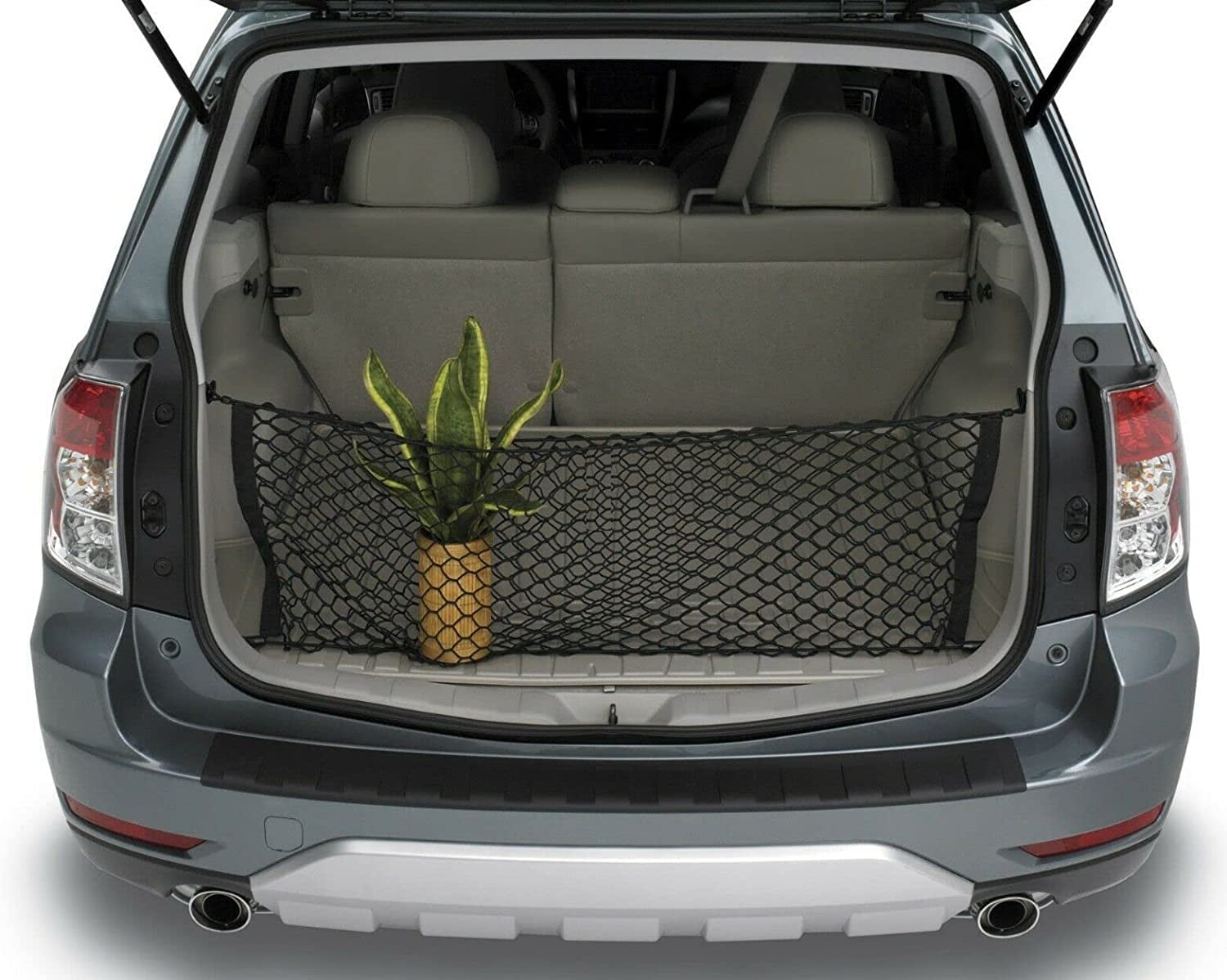 EACCESSORIES EA Rear Trunk Organizer Cargo Net for Subaru Forester 1998 ...