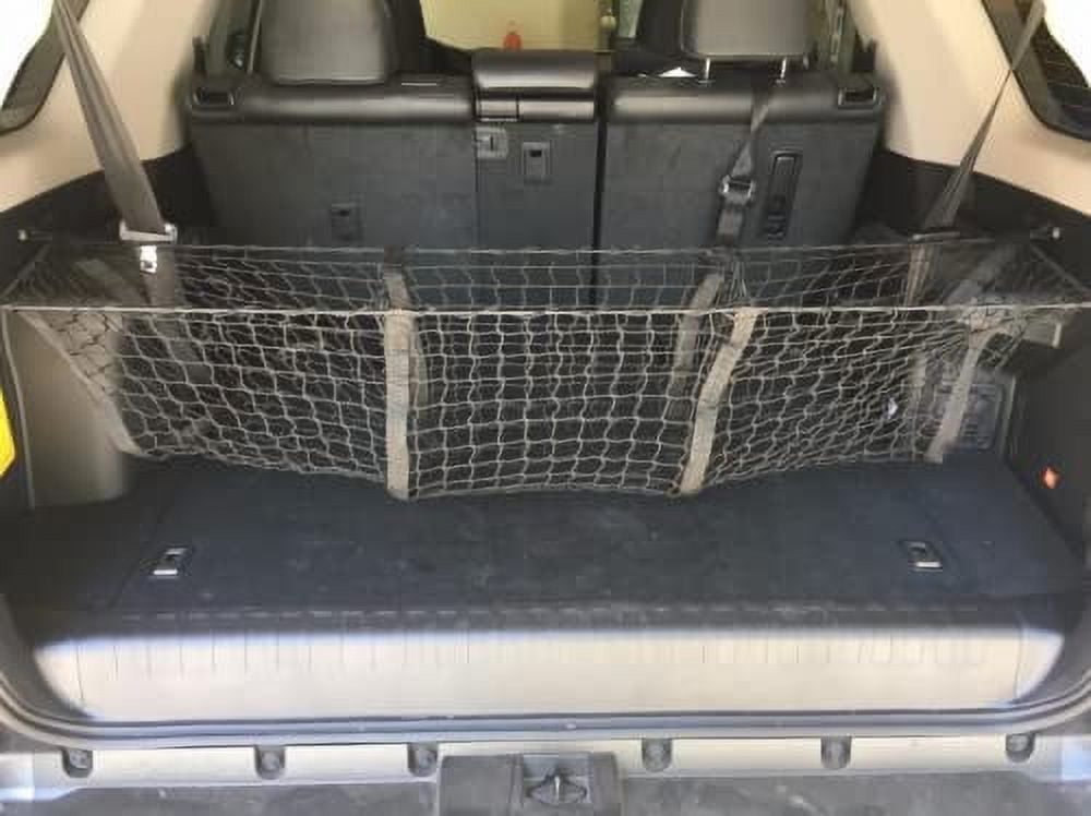 EACCESSORIES EA Rear Trunk Organizer Cargo Net for Toyota 4RUNNER (3 ...