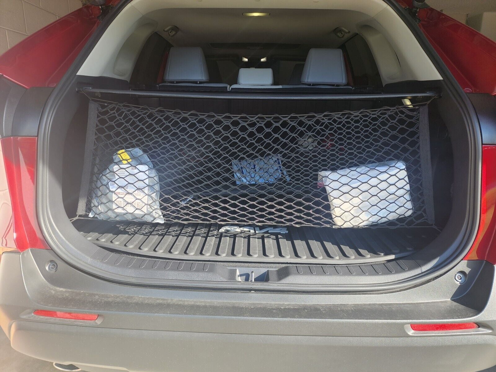 EACCESSORIES EA Rear Trunk Organizer Cargo Net for Toyota RAV4 2019 ...