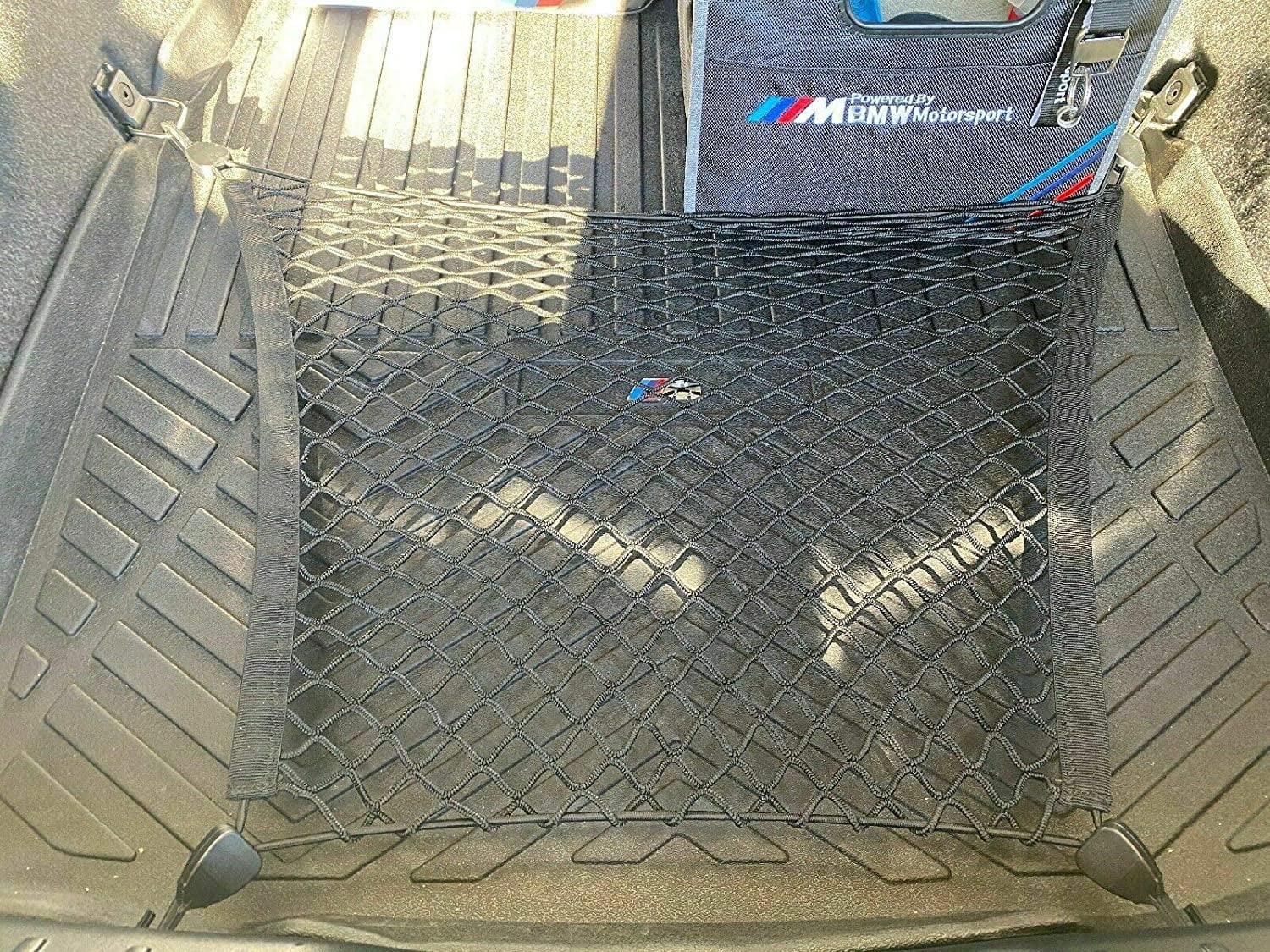 EACCESSORIES EA Trunk Organizer Cargo Net for BMW 5-Series 1999-2023 ...