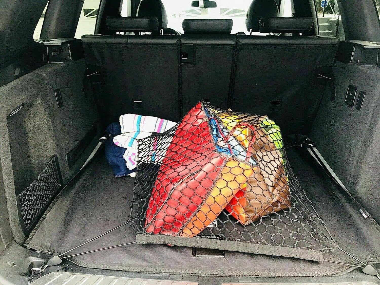 EACCESSORIES EA Trunk Organizer Cargo Net for BMW X3 2004-2022 – Floor ...