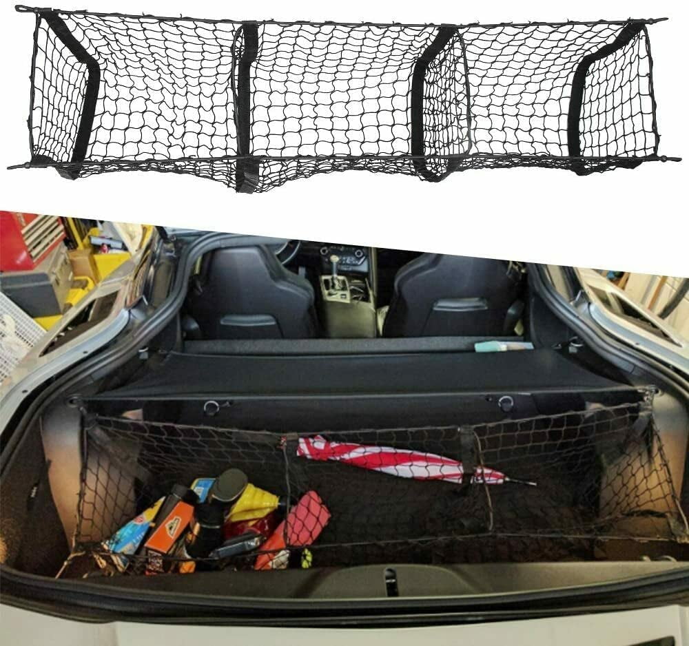EACCESSORIES EA Trunk Organizer Cargo Net for Chevrolet C7 Corvette ...