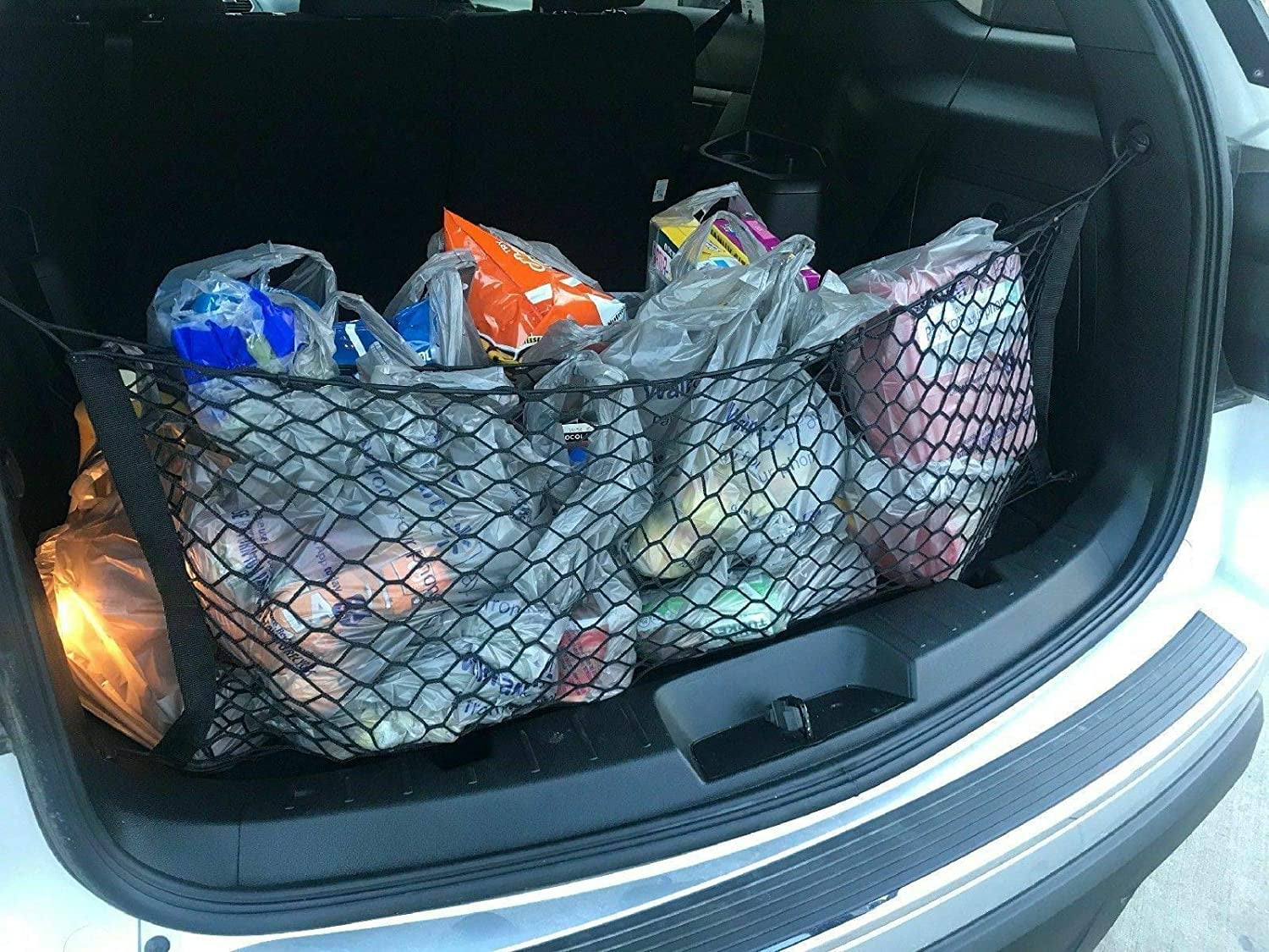 EACCESSORIES EA Trunk Organizer Cargo Net for Ford Explorer 2011-2019 ...
