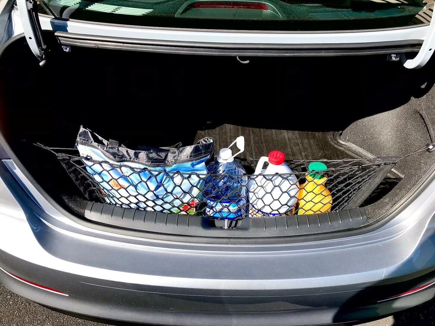 EACCESSORIES EA Trunk Organizer Cargo Net for Hyundai Elantra 2017-2023 ...