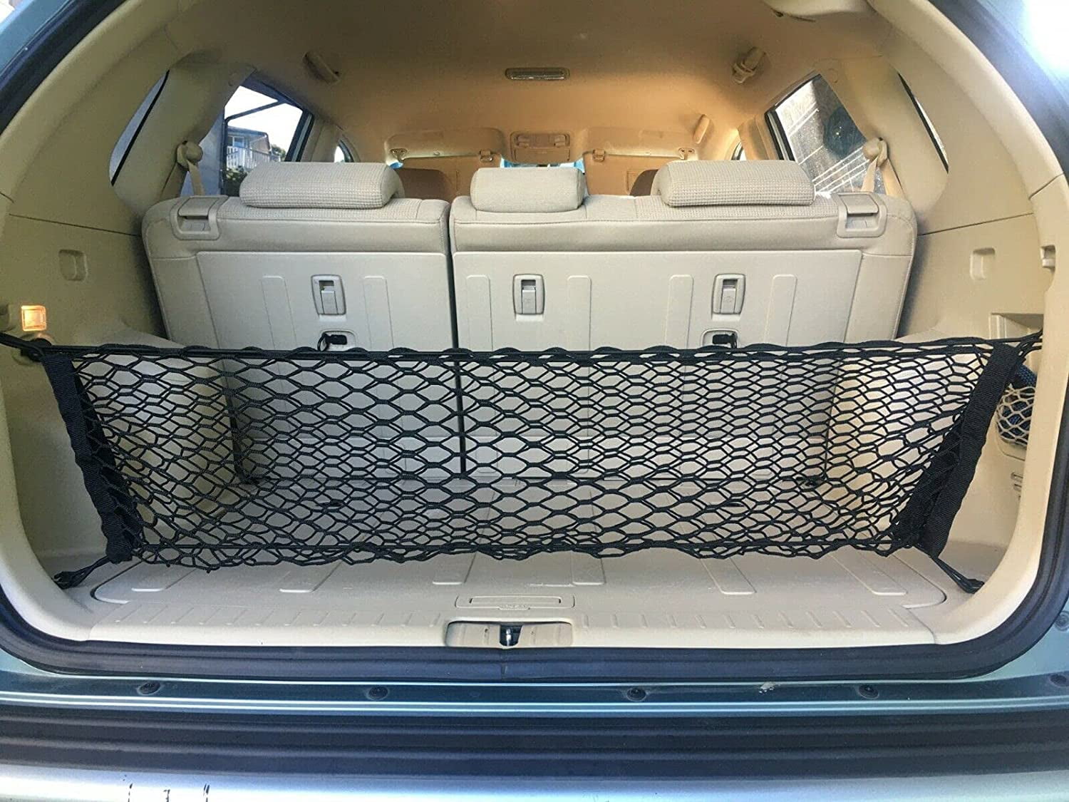 EACCESSORIES EA Trunk Organizer Cargo Net for Hyundai Tucson 2005-2009 ...