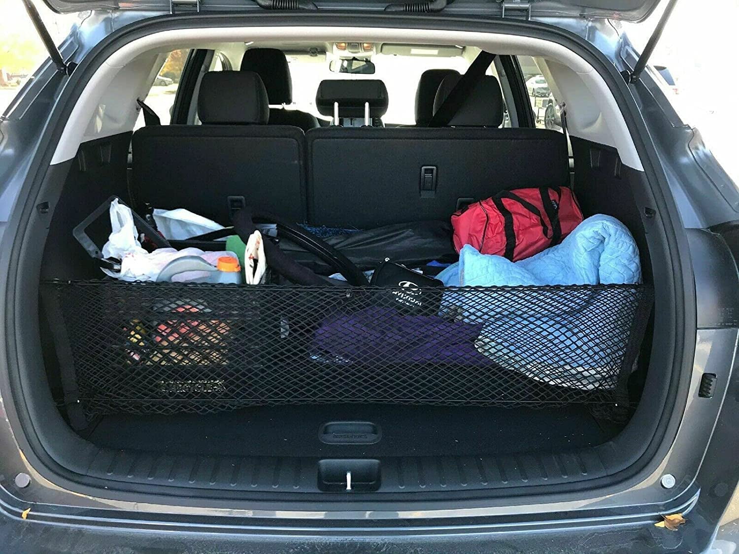 EACCESSORIES EA Trunk Organizer Cargo Net for Hyundai Tucson 2015-2023 ...