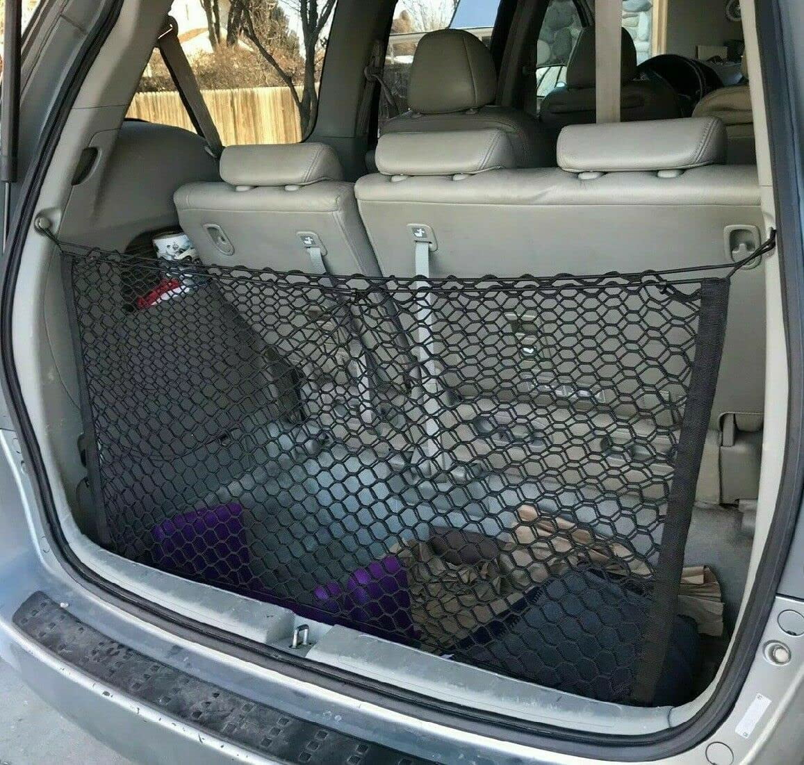 EACCESSORIES EA Trunk Organizer Cargo Net for KIA Carnival 2022-2023 ...