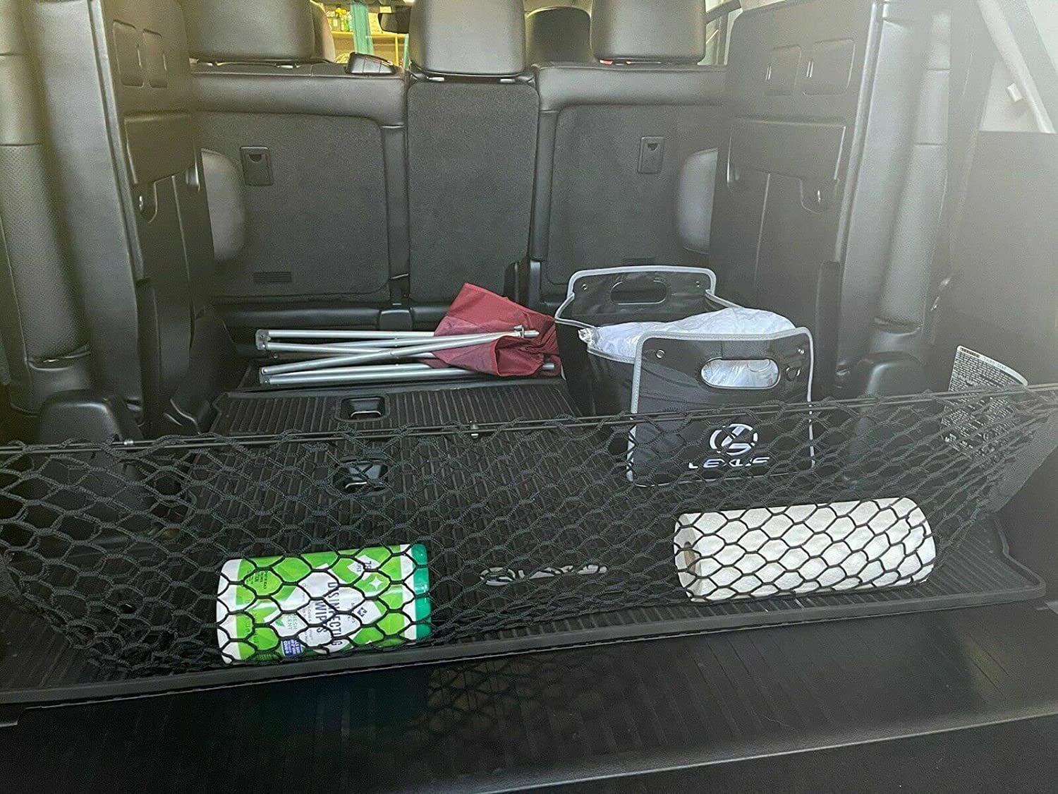 EACCESSORIES EA Trunk Organizer Cargo Net for Lexus LX570 2008-2022 ...