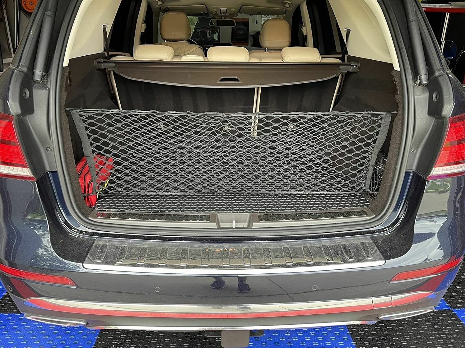 EACCESSORIES EA Trunk Organizer Cargo Net for Mercedes-Benz GLE-Class ...