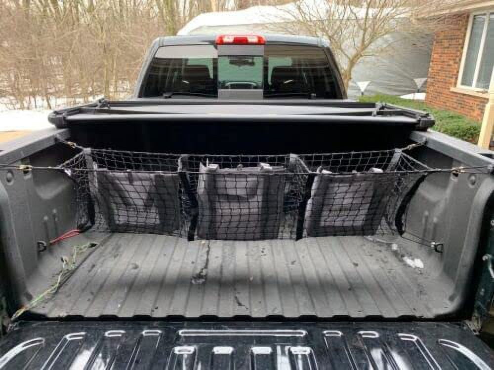 EACCESSORIES EA Trunk Organizer Cargo Net for RAM 1500 2008-2018 – 3 ...