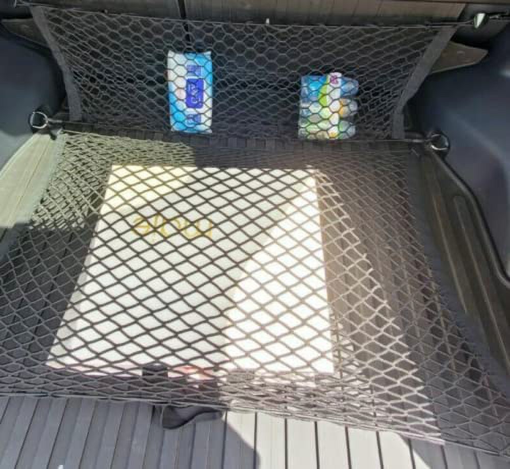 EACCESSORIES EA Trunk Organizer Cargo Net for Subaru Forester 2014-2023 – Envelope & Floor Style ...