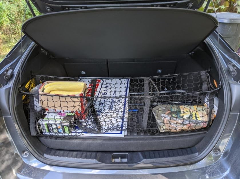 EACCESSORIES EA Trunk Organizer Cargo Net for TOYOTA PRIUS 2016-2023 ...