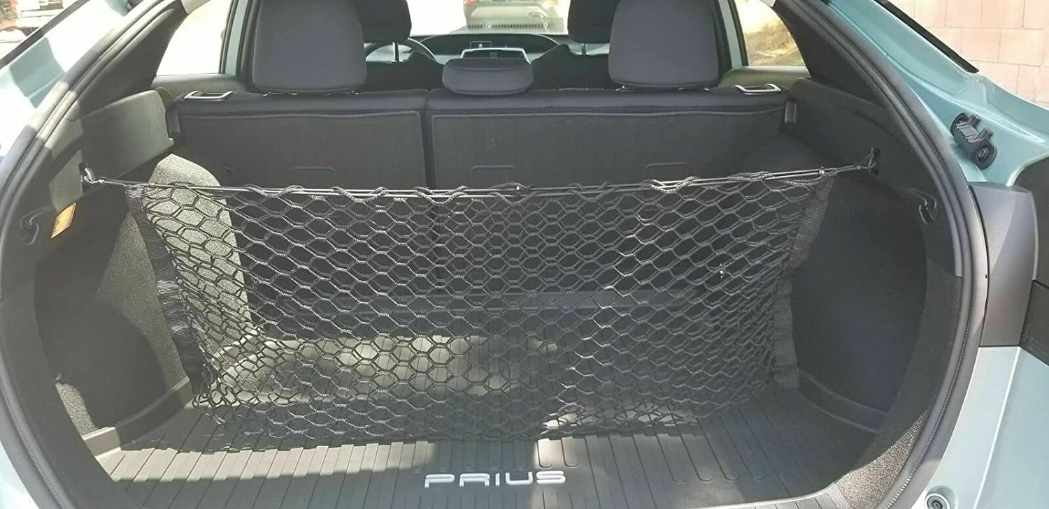 EACCESSORIES EA Trunk Organizer Cargo Net for TOYOTA PRIUS 2016-2023 ...