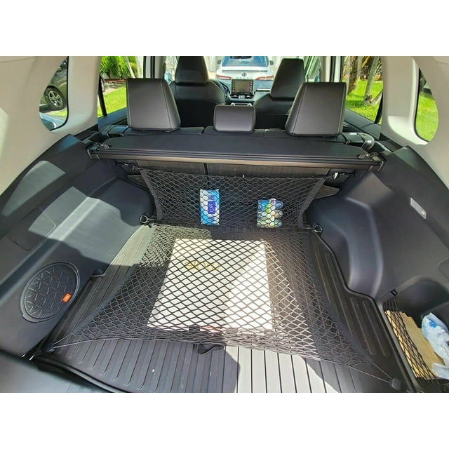 EACCESSORIES EA (x2) Trunk Organizer Cargo Nets for Toyota RAV4 2019 ...
