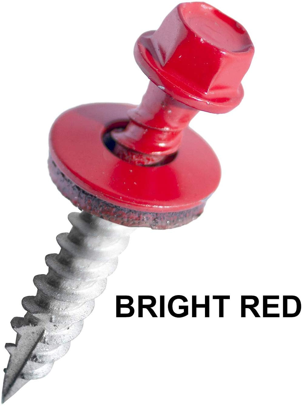 EAGLE 1 (250 Count) Metal Roofing Screws Painted Hex Washer Head Sheet ...
