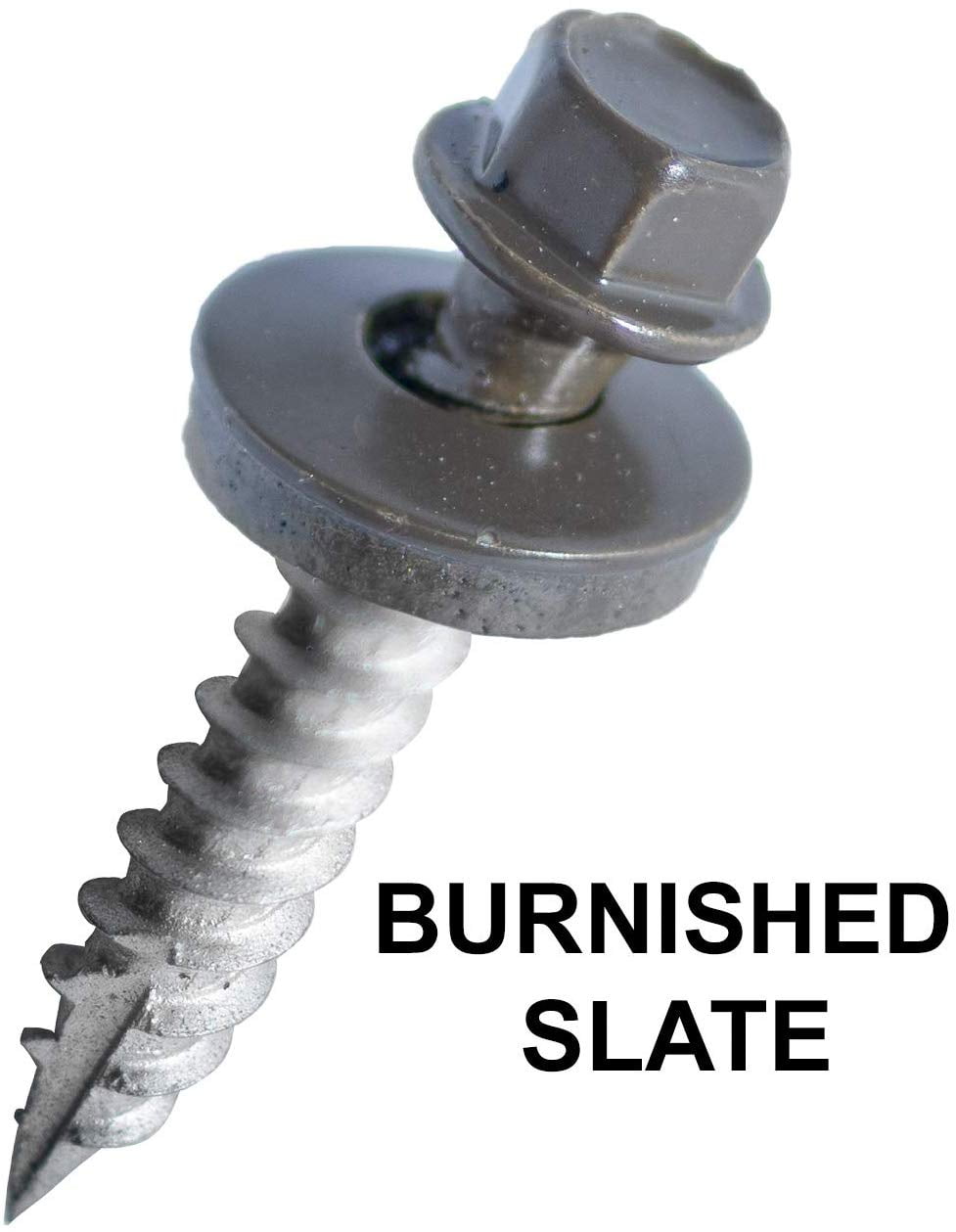 EAGLE 1 (250 Count) Metal Roofing Screws Painted Hex Washer Head Sheet ...