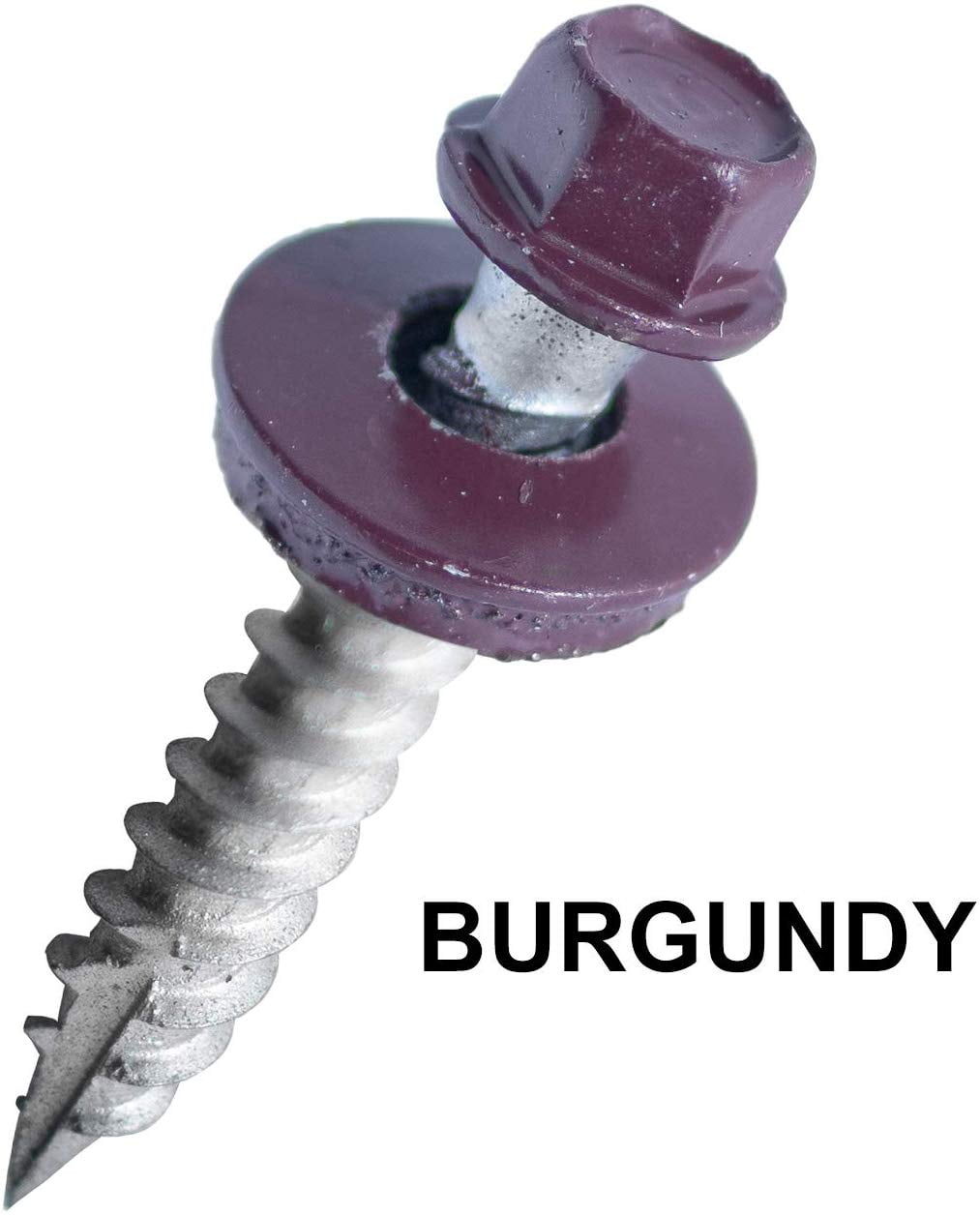 EAGLE 1 (500 Count) Metal Roofing Screws Painted Hex Washer Head Sheet ...