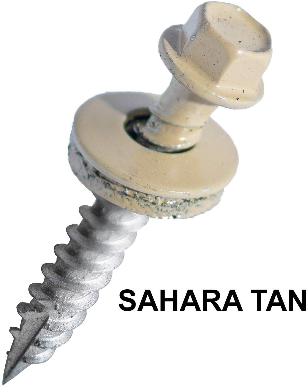 EAGLE 1 (500 Count) Metal Roofing Screws Painted Hex Washer Head Sheet ...