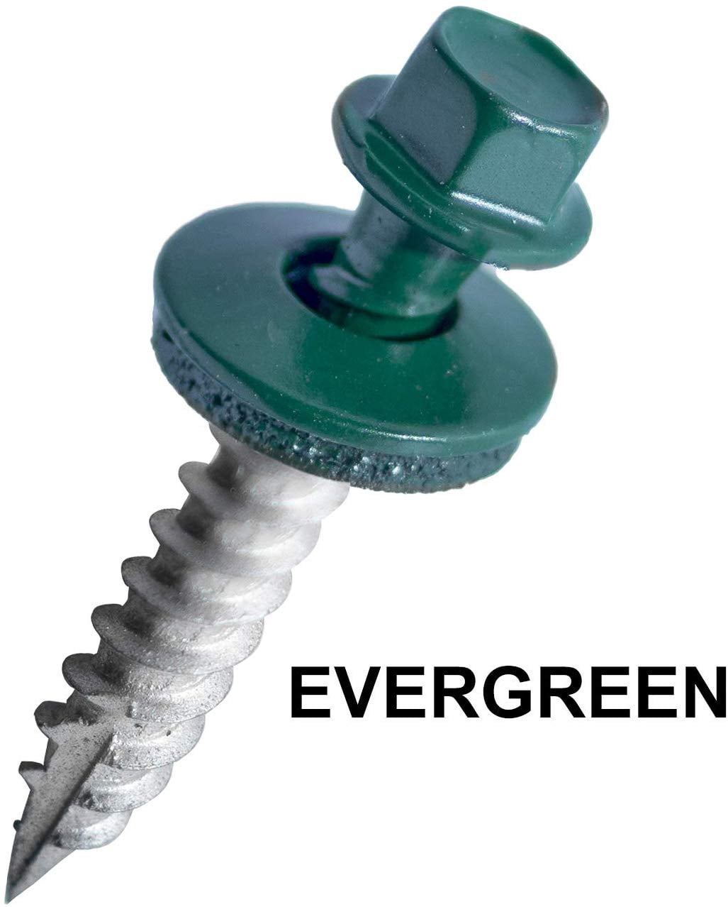 EAGLE 1 (500 Count) Metal Roofing Screws Painted Hex Washer Head Sheet ...