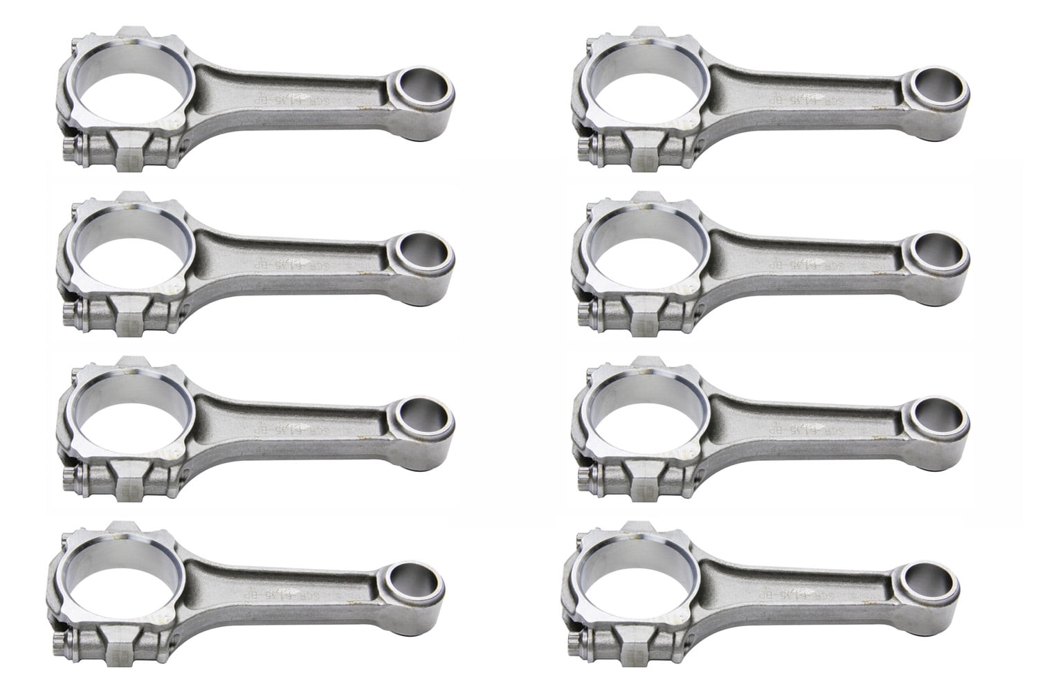 EAGLE 6.135 in Forged I-Beam Connecting Rod BBC 8 pc P/N SIR6135P Fits ...