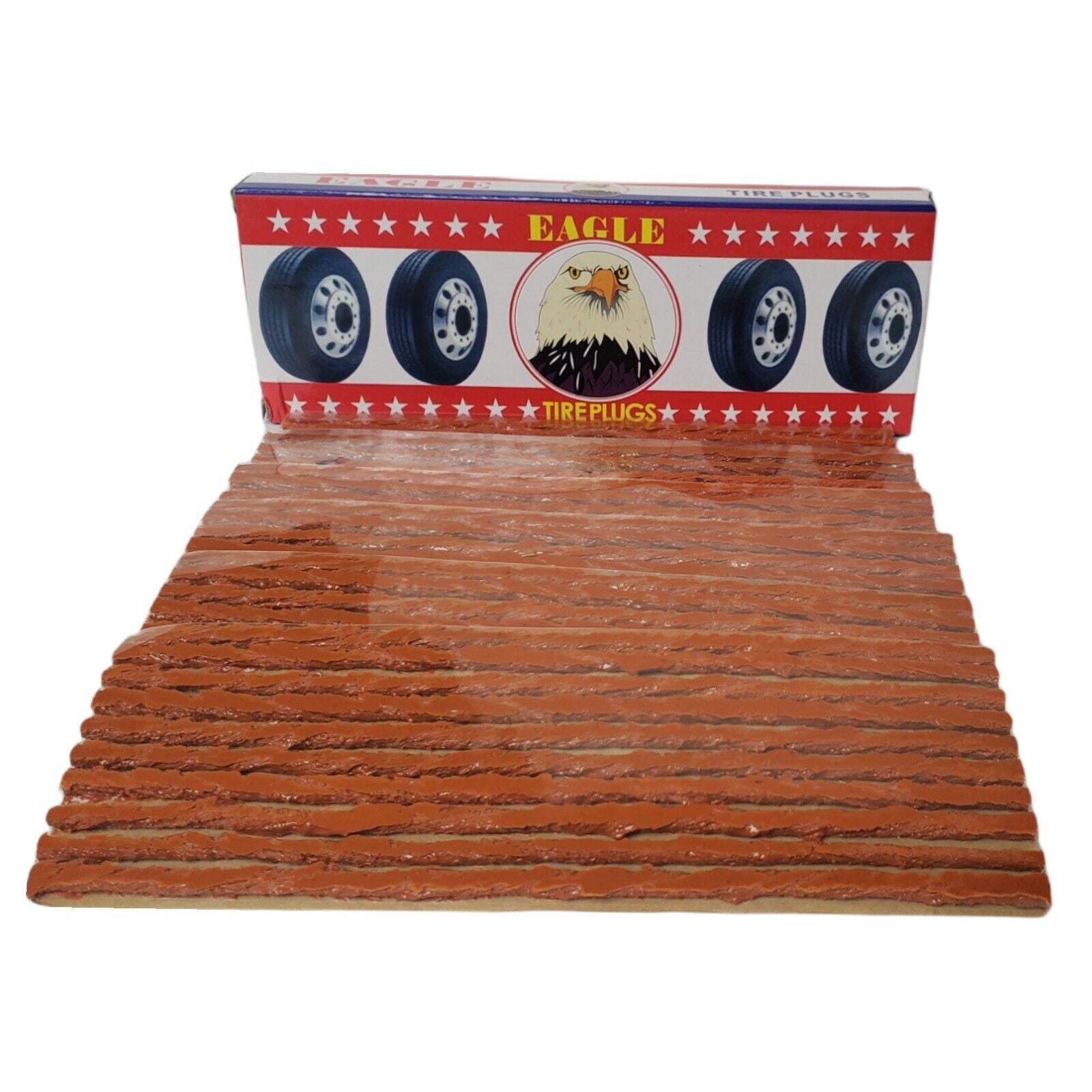 EAGLE 60 Seals Tire Repair Plugs 100% Self VulcanIzing Tubeless Slim 8 ...