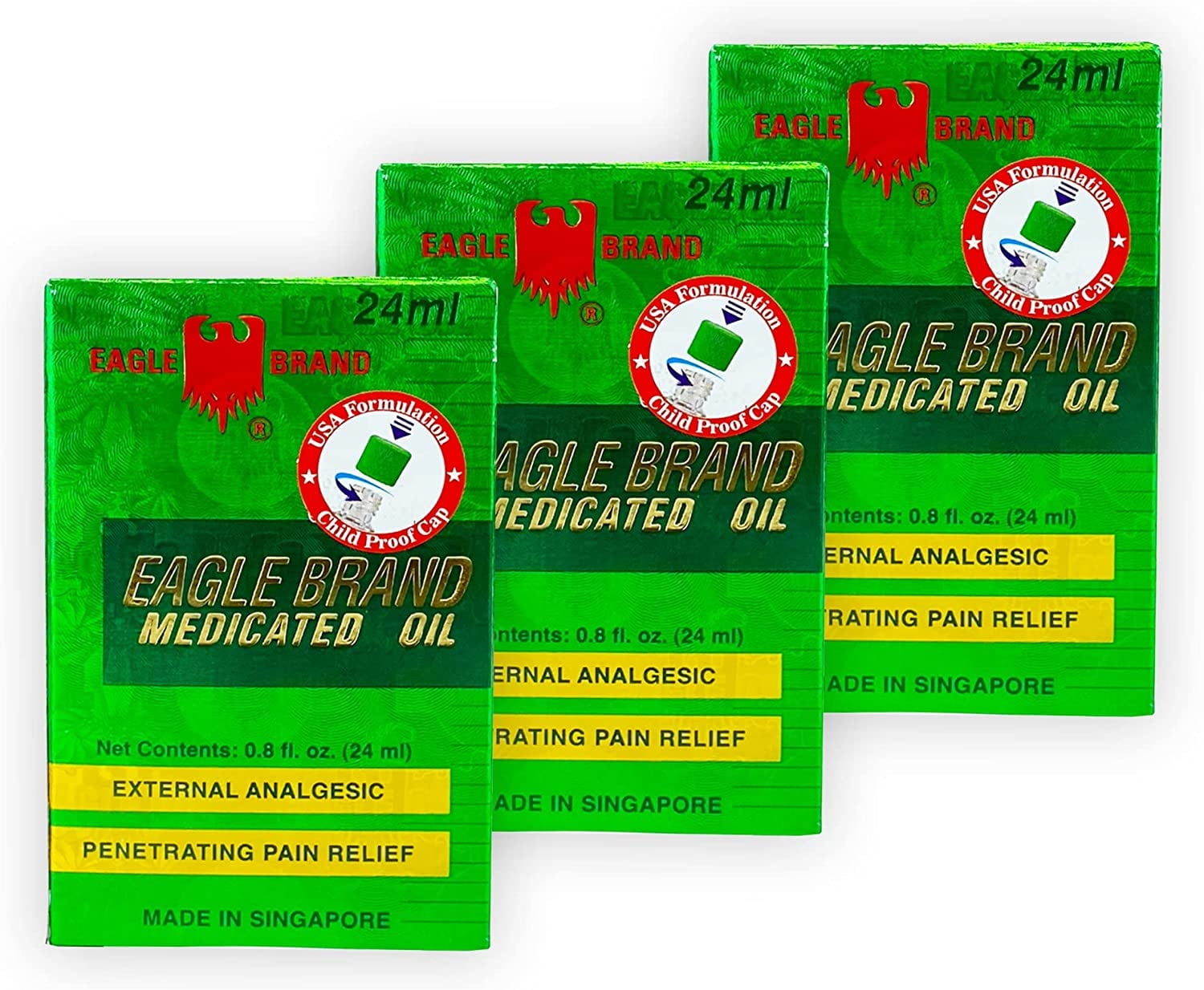 EAGLE BRAND MEDICATED OIL External Analgesic (Penetrating Pain Relief ...