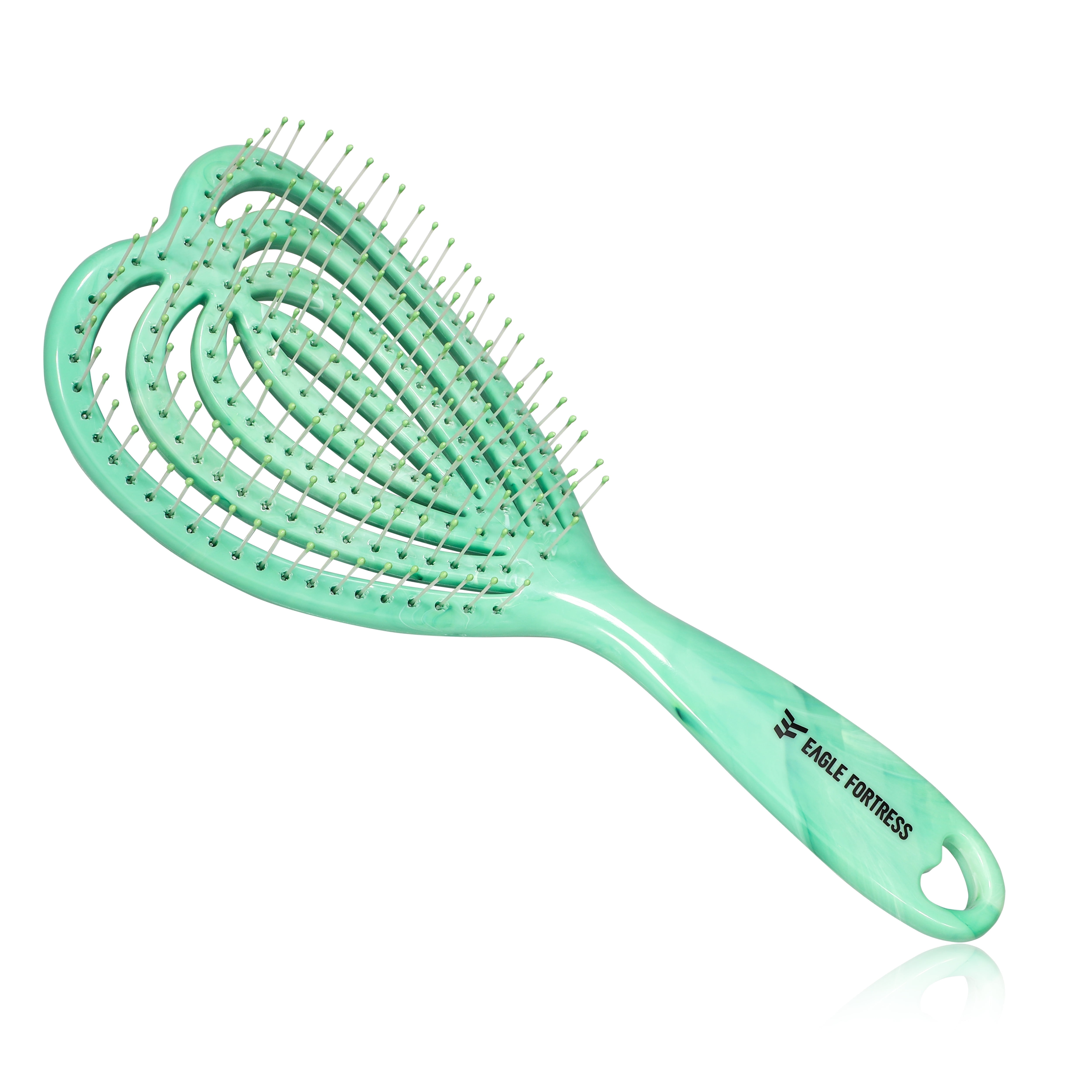 Eagle Fortress Heart-Shaped Professional Nylon & Boar Mixed Bristle ...