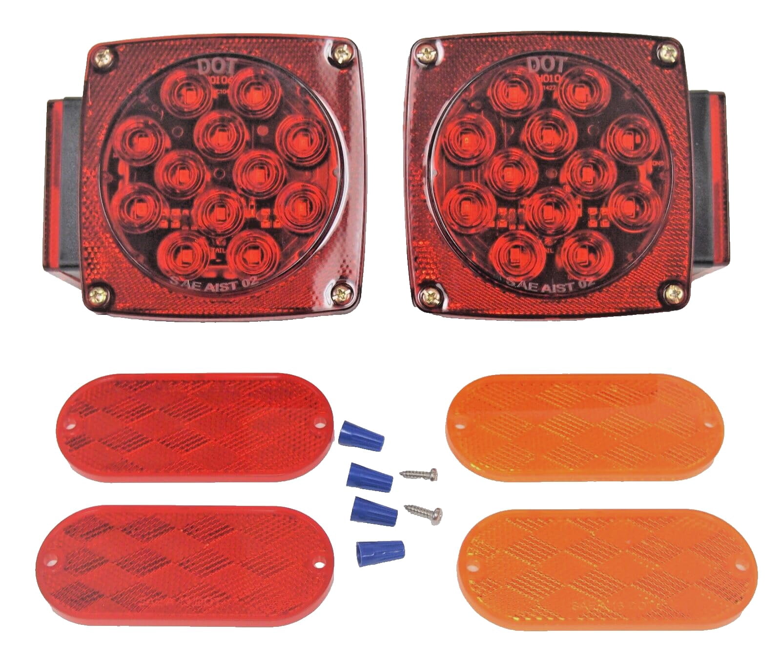 EAGLE KING PRODUCTS 12V LED Trailer Tail Light Submersible Multi ...