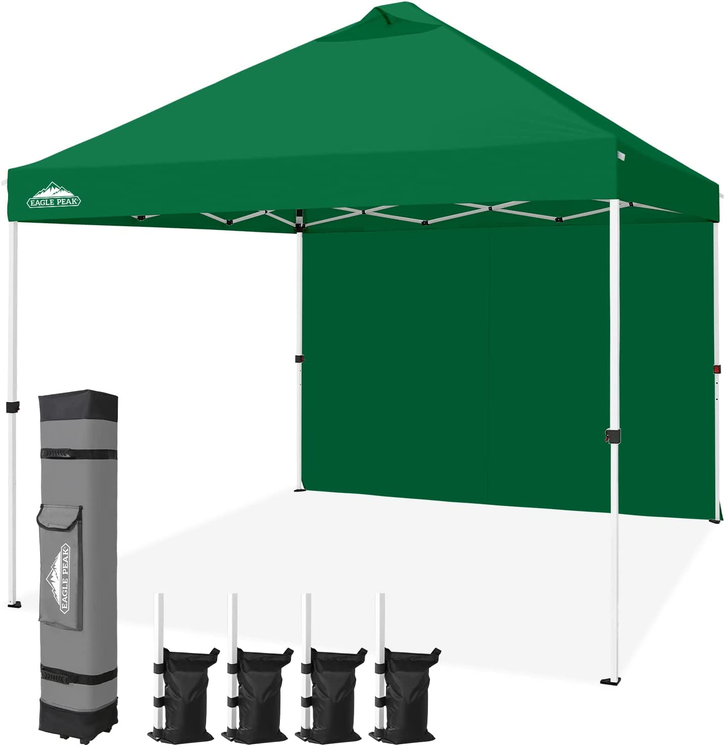 EAGLE PEAK 10 x 10 ft Commercial Easy Center Push Pop Up Canopy Tent ...