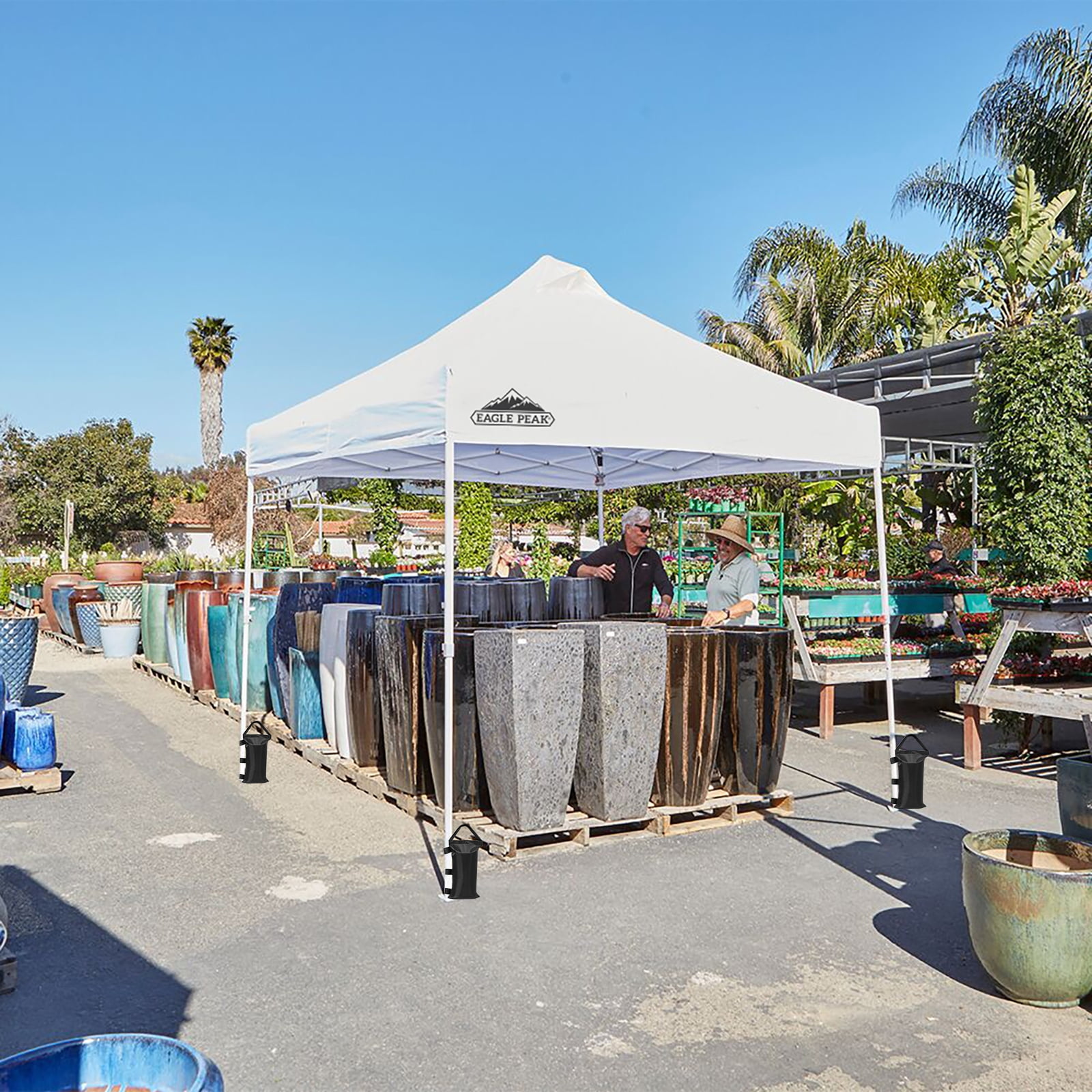 EAGLE PEAK 10'x10' Heavy Duty Commercial Canopy Tent Pop Up Industrial ...