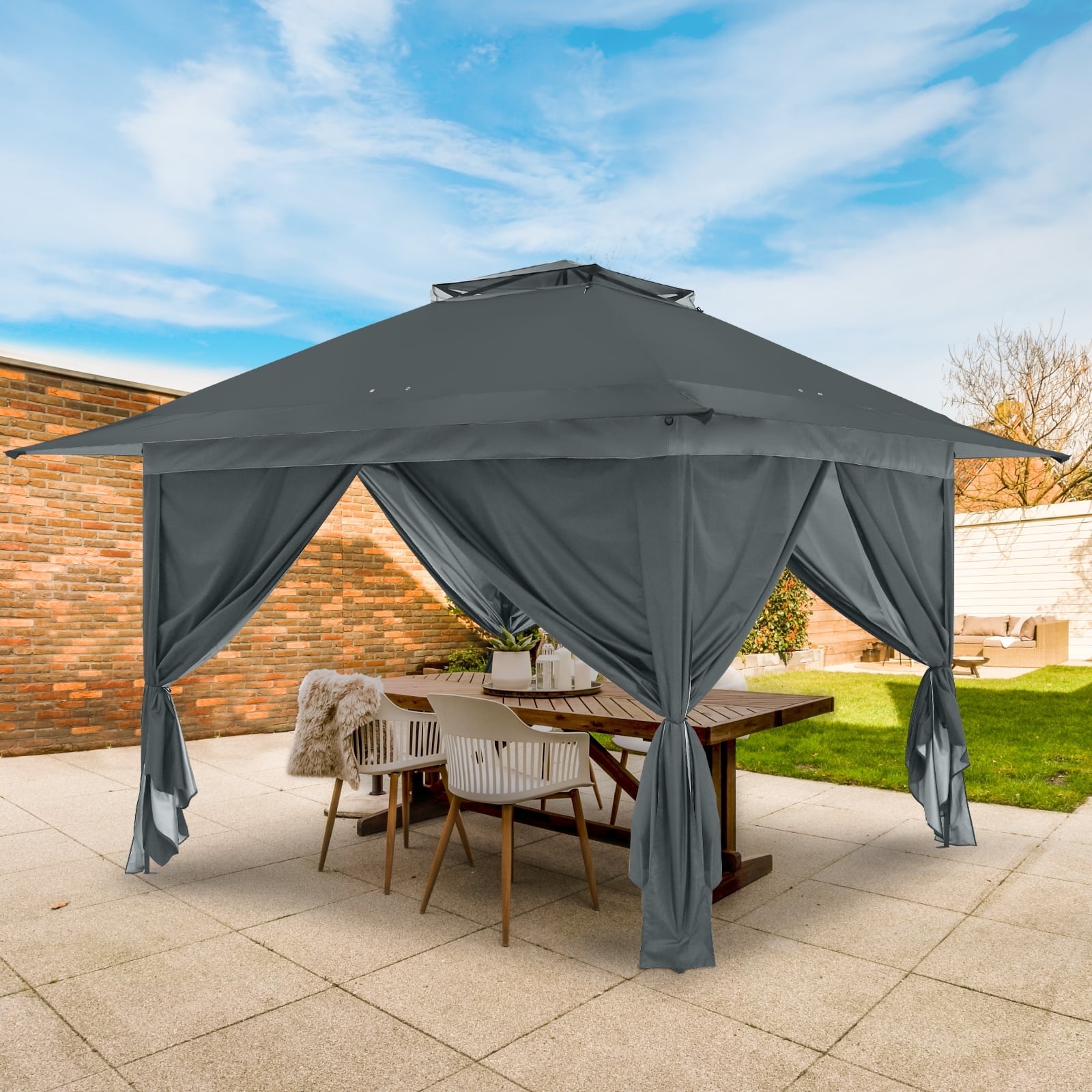 EAGLE PEAK 13x13 Pop up Outdoor Canopy Tent Instant Folding Shelter ...