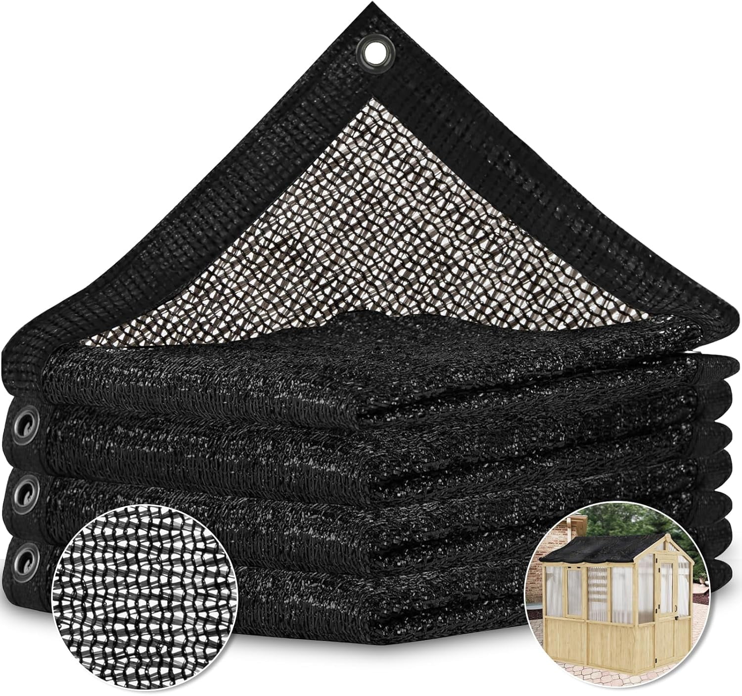 EAGLE PEAK 50 Percent UV Protection Shade Cloth Black Tarp for EAGLE ...