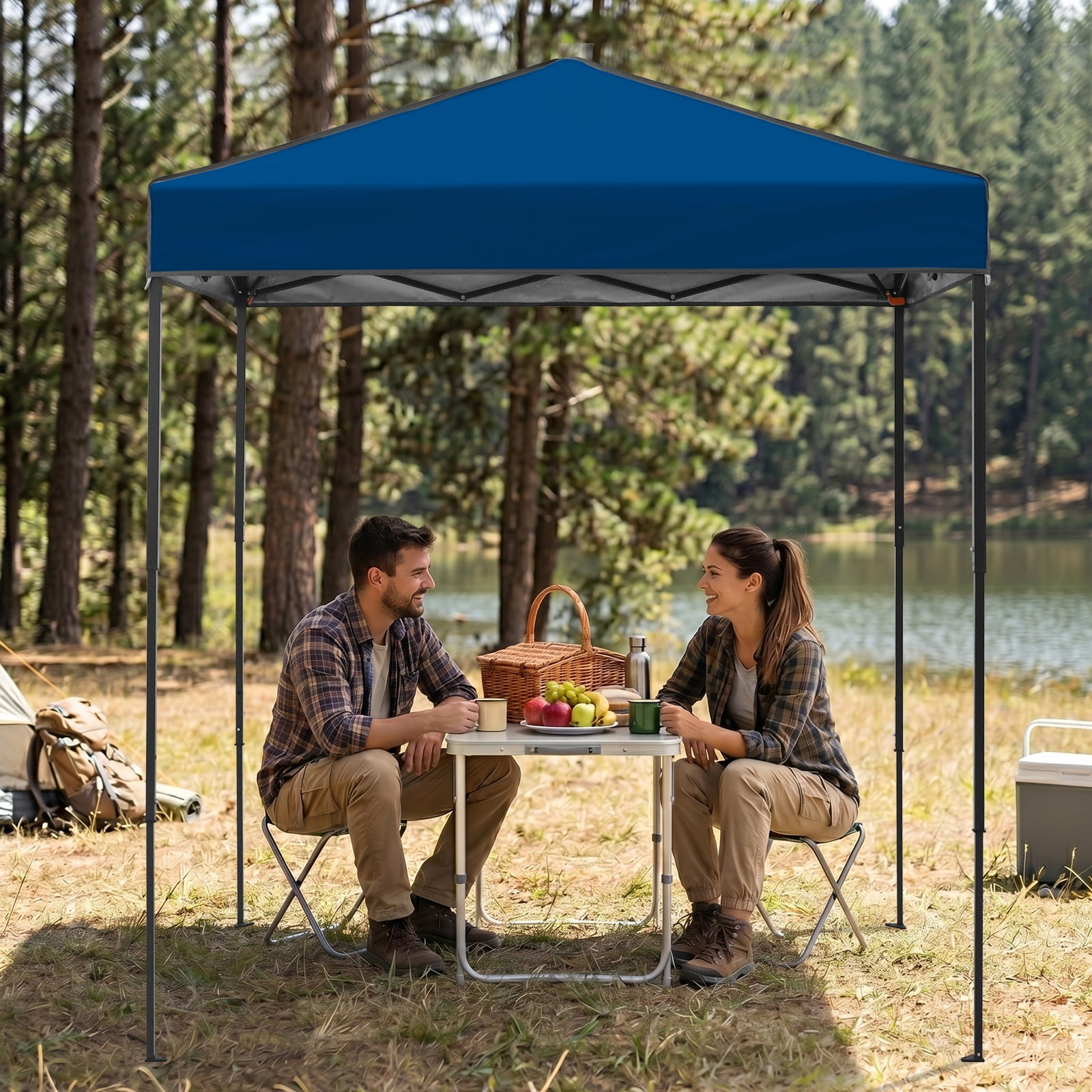 EAGLE PEAK 6 x 4 Instant Pop-up Canopy with Carry Bag, Adjustable ...