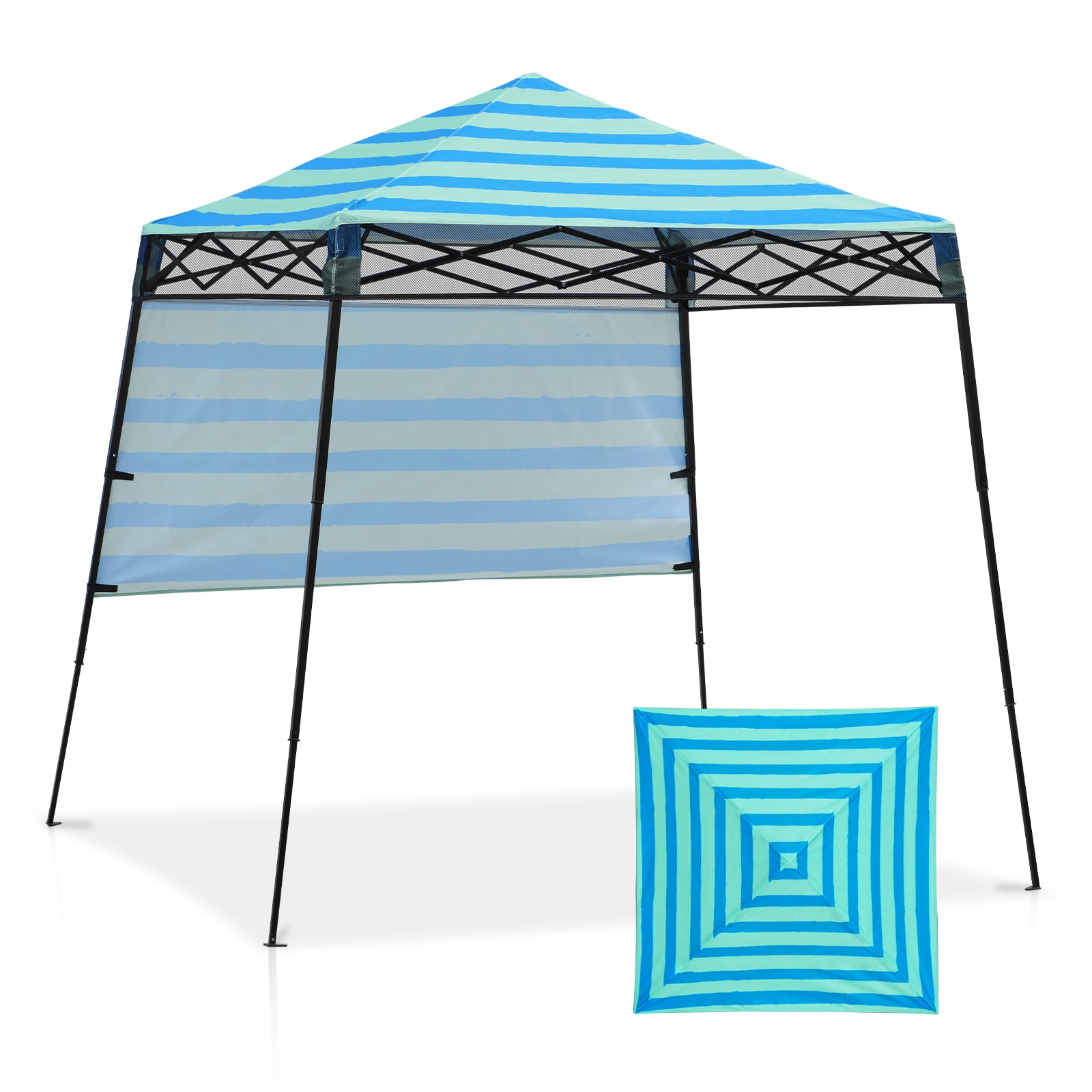 EAGLE PEAK 8 x 8 x 7.22 ft Slant Leg Lightweight Compact Portable ...