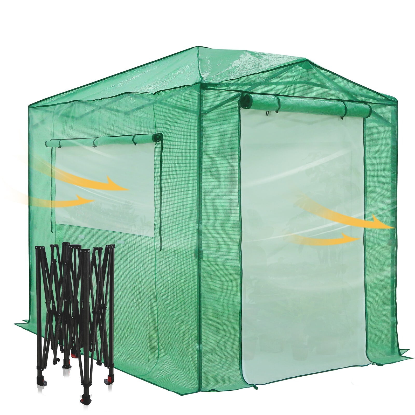 EAGLE PEAK 8x6 Portable Walk-in Indoor Outdoor Instant Pop-up ...