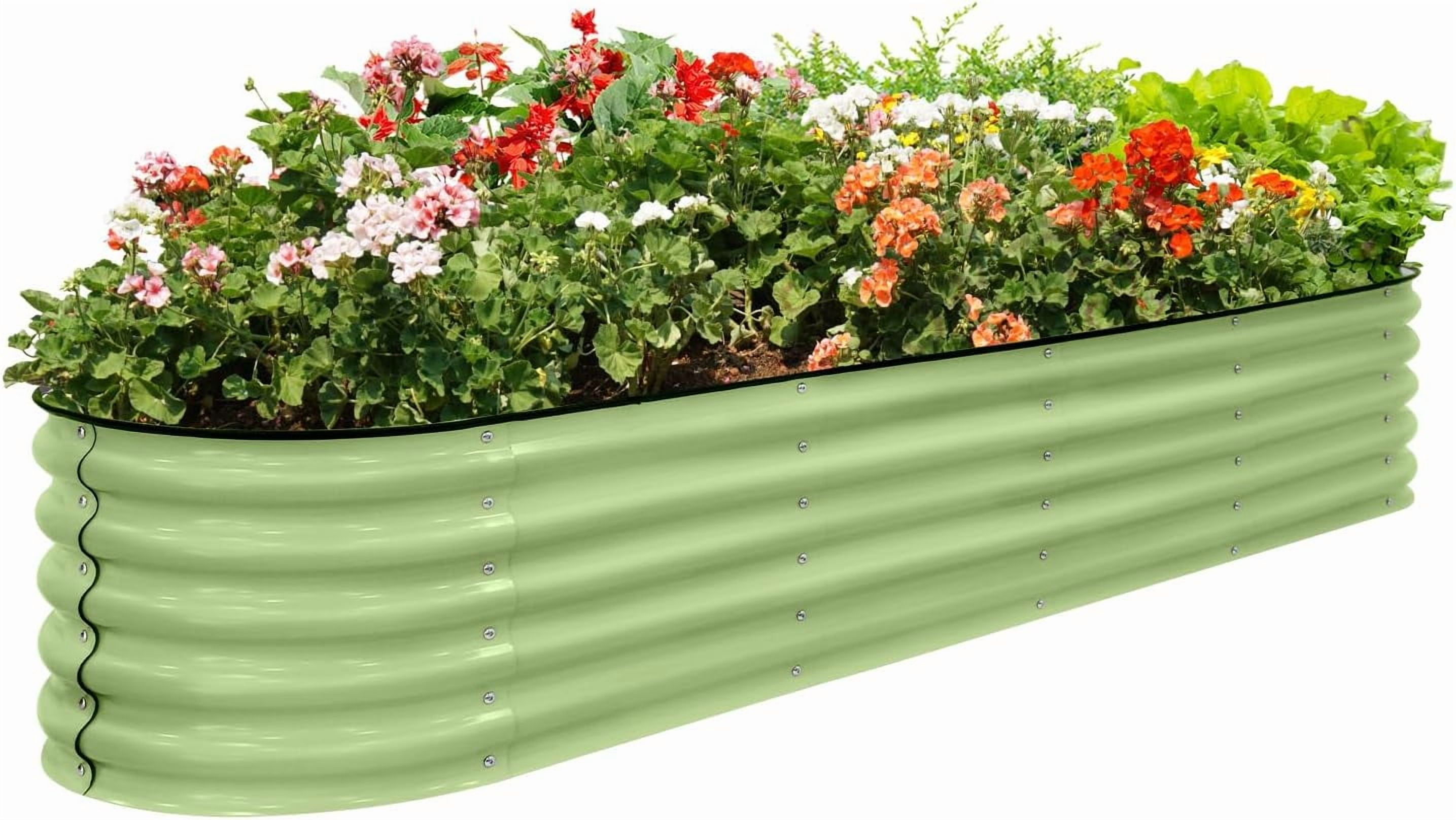 EAGLE PEAK 9 in 1 Modular 17in Customizable Elevated Raised Garden Bed ...
